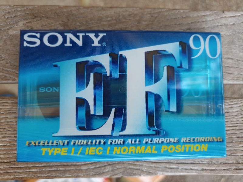 เทปเปล่า บันทึกเสียง อัดเสียง ของใหม่ Tape Cassette Sony EF 90 นาที ...