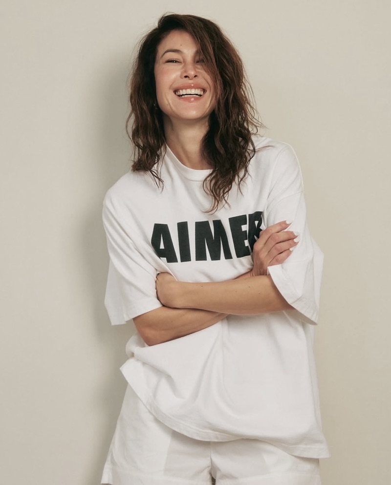 🔥AIMER - AIMER Logo T-shirt 🔥เสื้อยืดโอเวอร์ไซส์ ของแท้100% New | Shopee Thailand