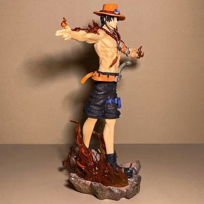 Lx โมเดลฟิกเกอร์ รูปปั้นวันพีช Ace Ace Back View Ace Universe Resonance ...