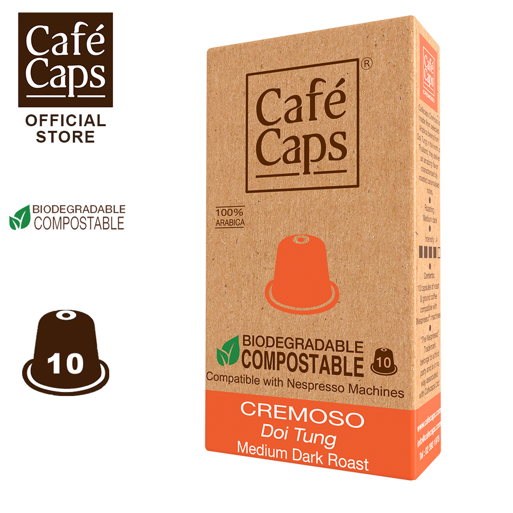 Nespresso Compatible Coffee Capsule - Cafecaps (1 Box X 10 Caps) | กาแฟ ...