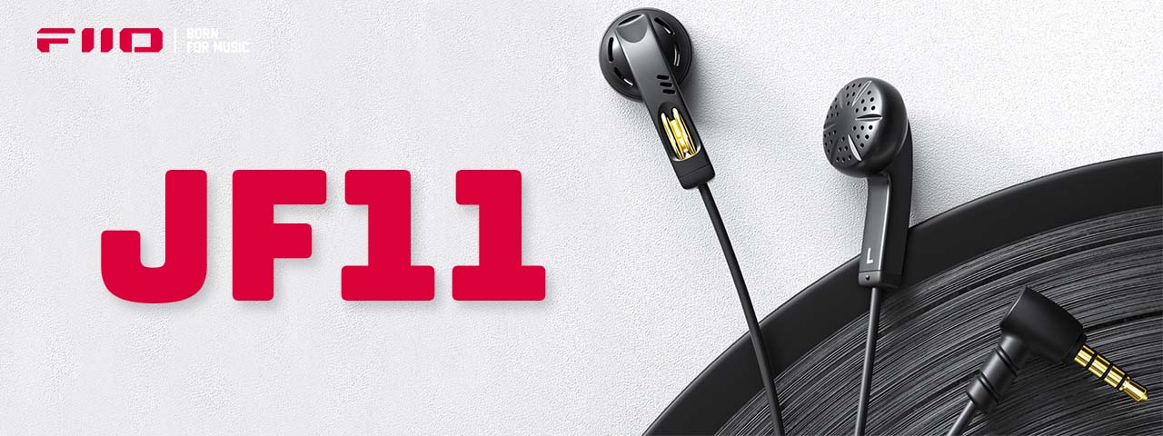 Fiio JF11 หูฟังเอียร์บัด รูปตัว U ไดรเวอร์ไดนามิก 14.2 มม. | Shopee Thailand