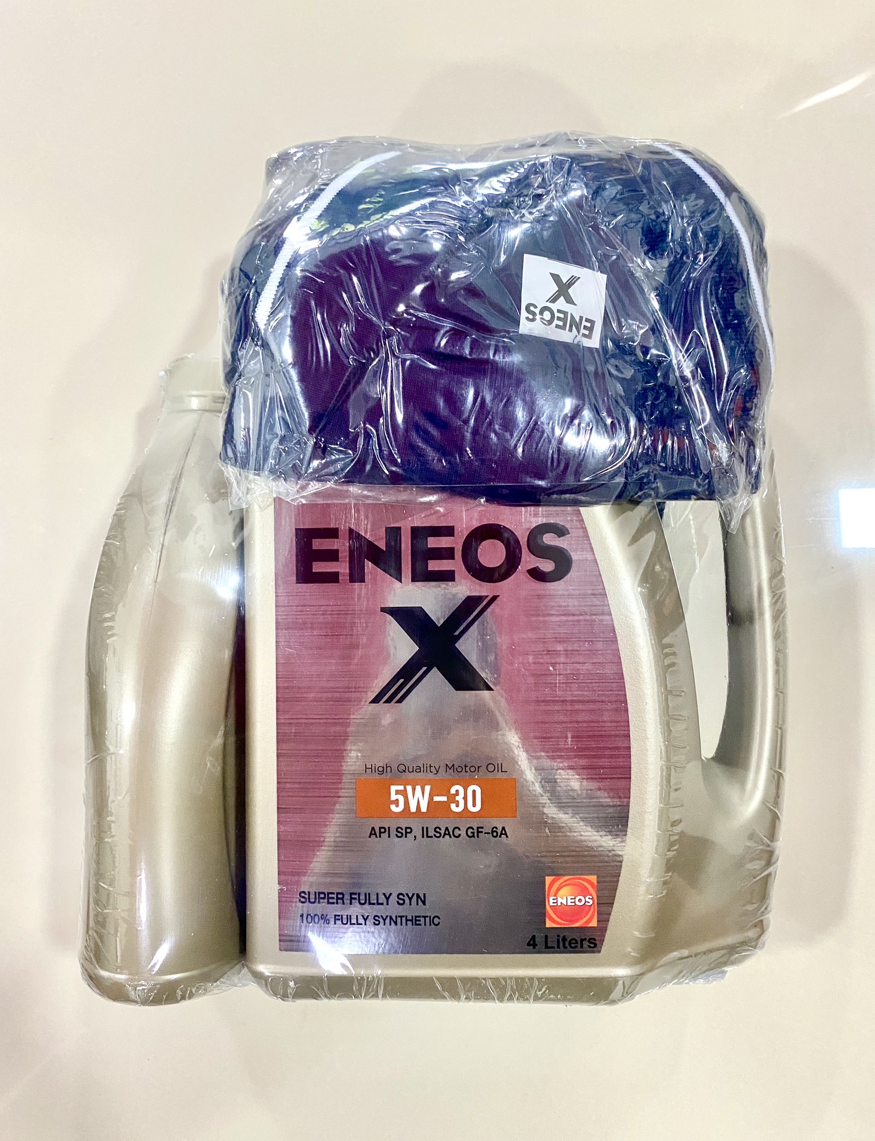 ENEOS X 5W-30 API SP SUPER FULLY SYNTHETIC น้ำมันเครื่องสังเคาระห์แท้ 1 ลัง มี 4 ชุด ๆ ละ 5 ลิตร ...
