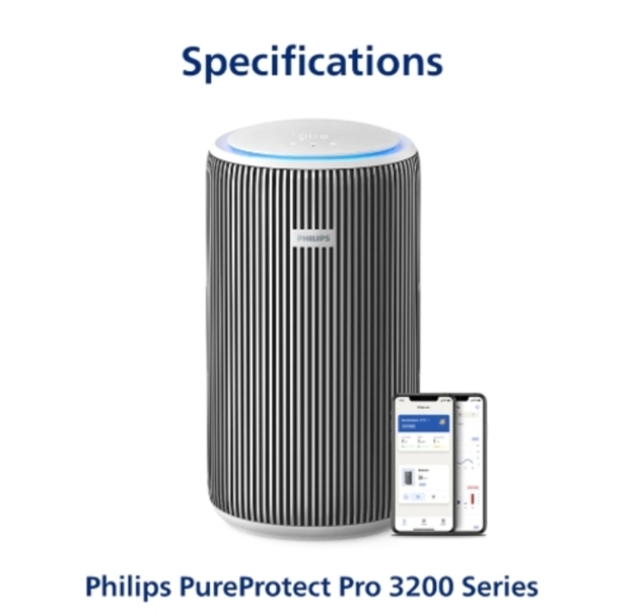 Philips Air Purifier AC3220/10 (up to 135 m2 area) เครื่องฟอกอากาศ ...