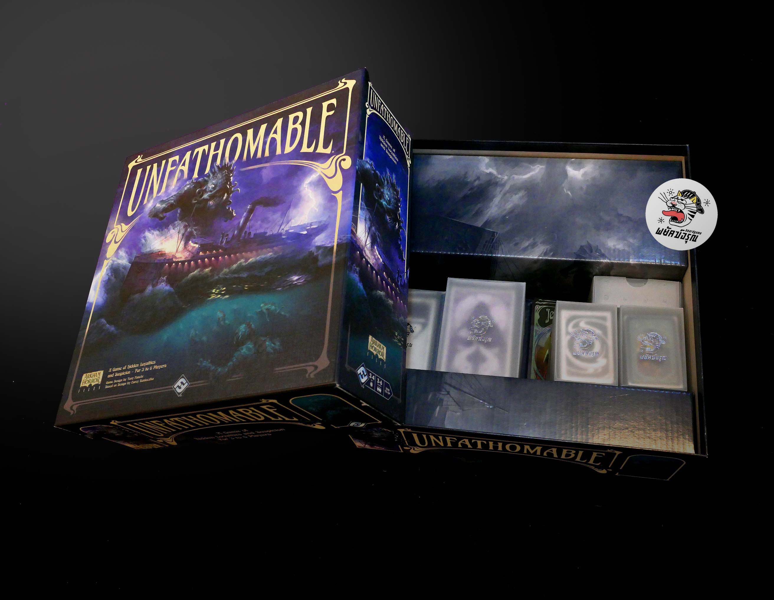 [Unfathomable] ⚠️ไม่รวมตัวเกม⚠️ เซ็ตกล่องเก็บเกม กล่องการ์ด กล่องโทเคน insert boardgame บอร์ดเกม ...