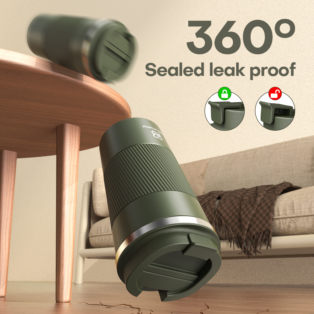 Polarbear แก้วกาแฟพกพา 380ML 510ML เก็บความเย็น แก้วกาแฟ แก้วเก็บอุณหภูมิ สแตนเลสแบบพกพา น้ำ ...