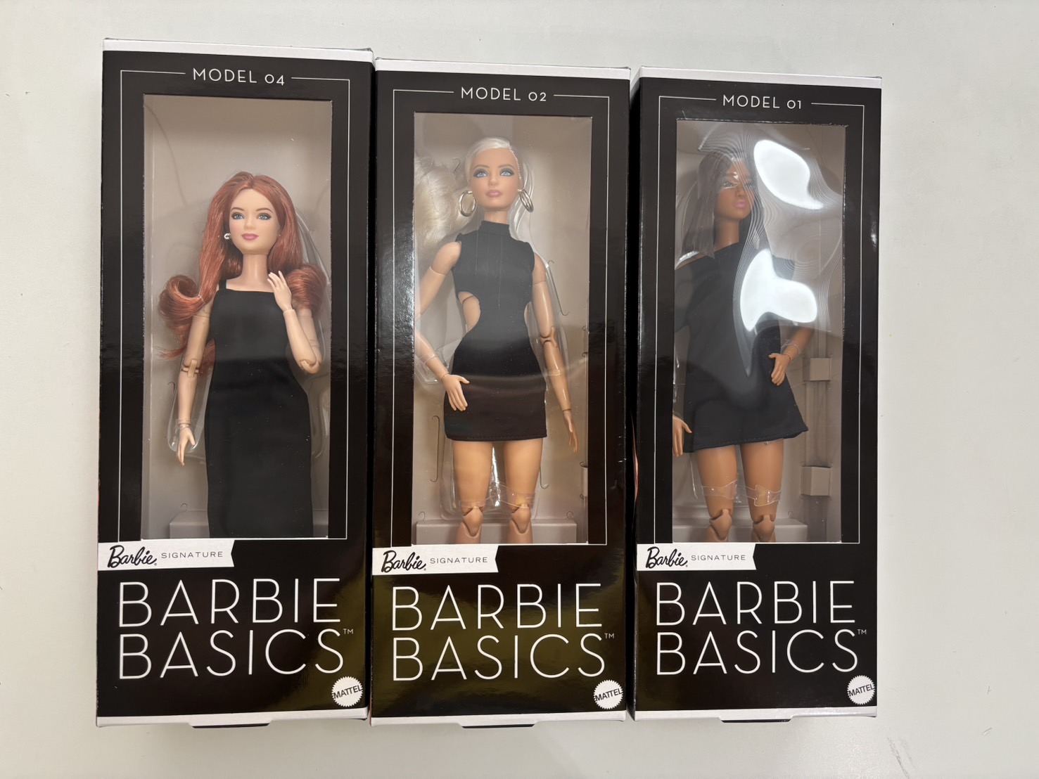 Barbie Basics 2025 ตุ๊กตาบาร์บี้ เบสิค รุ่นข้อต่อ JBH71 JBH72 JBH74 ...
