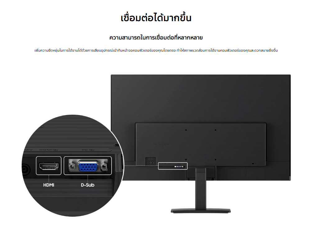 จอมอนิเตอร์ ซัมซุง Samsung 24" IPS S3 S30GD FHD 100Hz Working Monitor ...