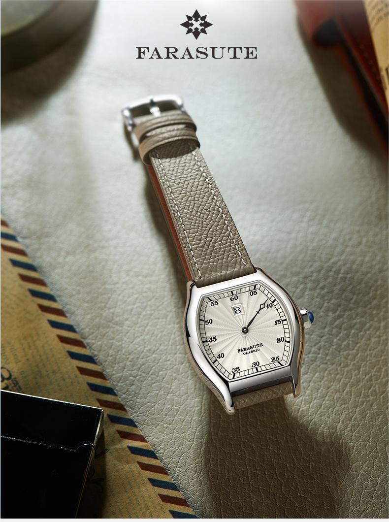 [Pre-order][ออโต้] Farasute 2260B Jump Hour Vintage Watch 36MM AR Flat ...