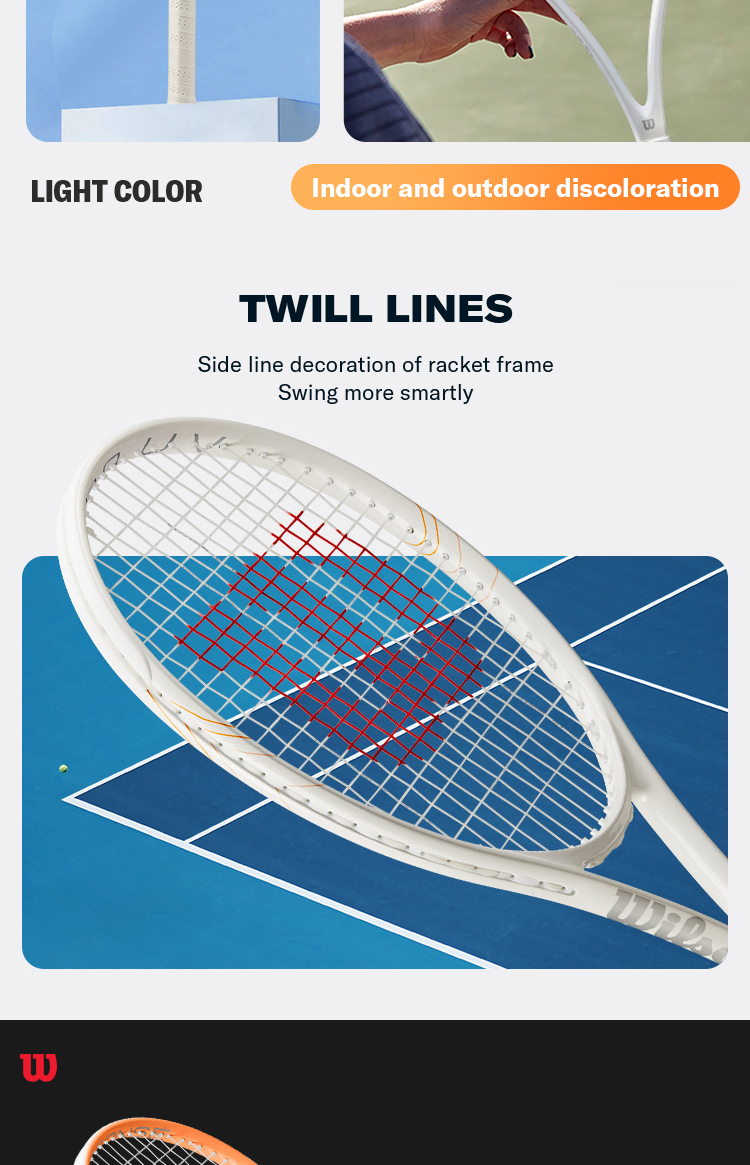 WILSON Ultra UV ไม้เทนนิส Pre-strung (ไม้ขึ้นเอ็นแล้ว) WR127410U2 ...