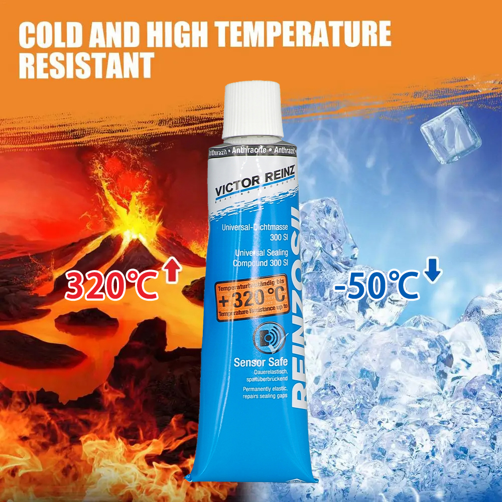 กาวทาประเก็น VICTOR REINZ REINZOSIL +320อาศา วิคเตอร์ไรนซ์ สีเทาดำ 70ml ...