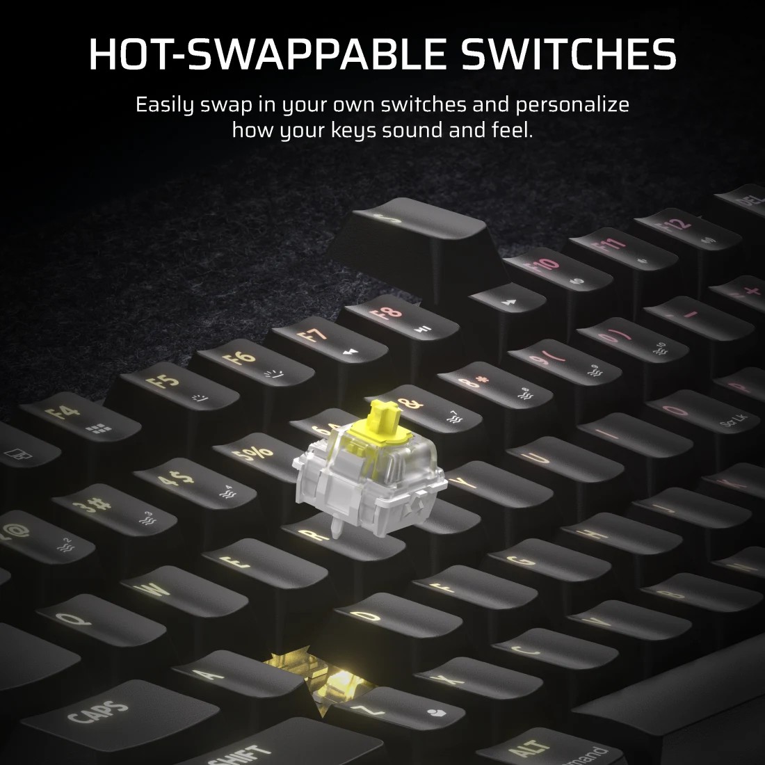 CORSAIR GAMING K/B K65 PLUS WIRELESS MLX FUSION TACTILE SW [US] : CH ...