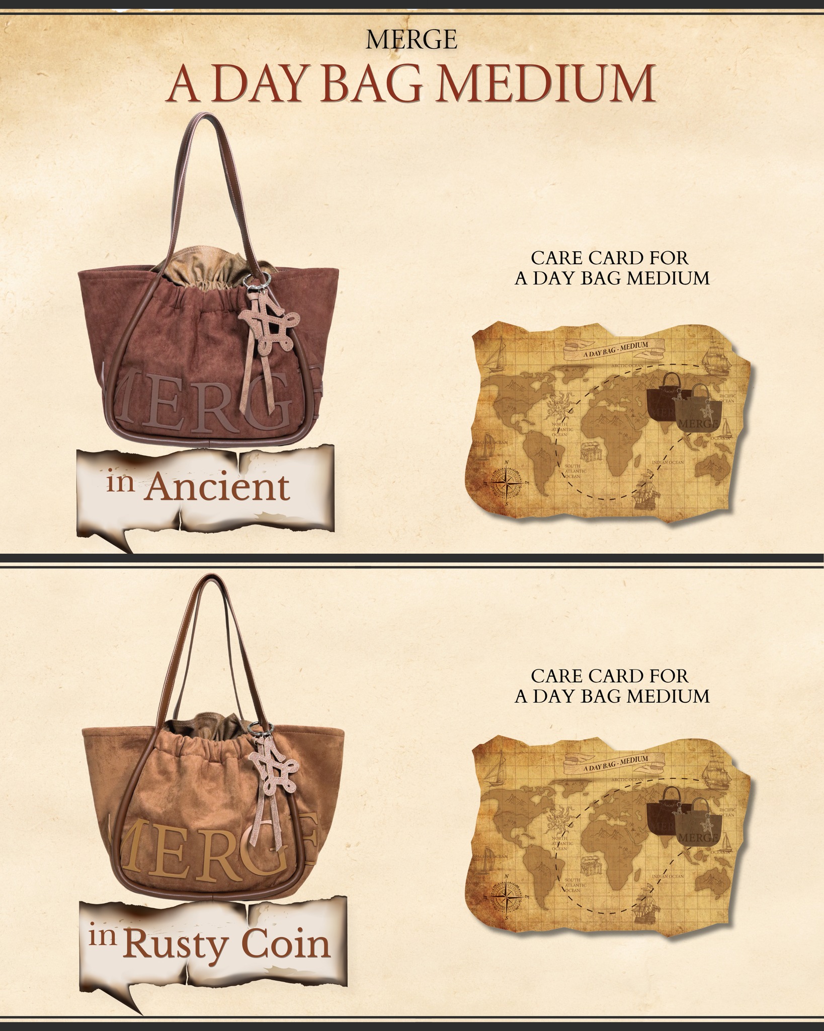 ลด 20%(ส่งไว) MERGE A DAY BAG / Medium / SUPER SUN กระเป๋า Tote Bag ...