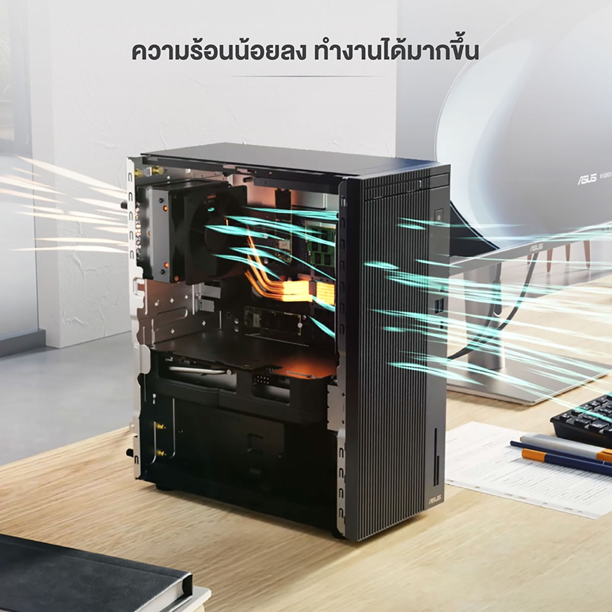 ASUS V500 Mini Tower (V500MV-31315U003W) i3-1315U, 8GB, 512GB SSD, W11 ...