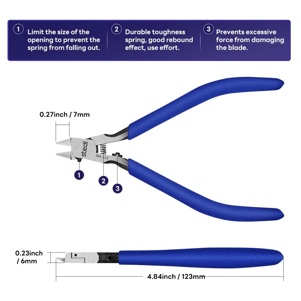 stedi MS-112 Double-edged modeling pliers คีมตัดคม 2 ด้าน สำหรับต่อ ...