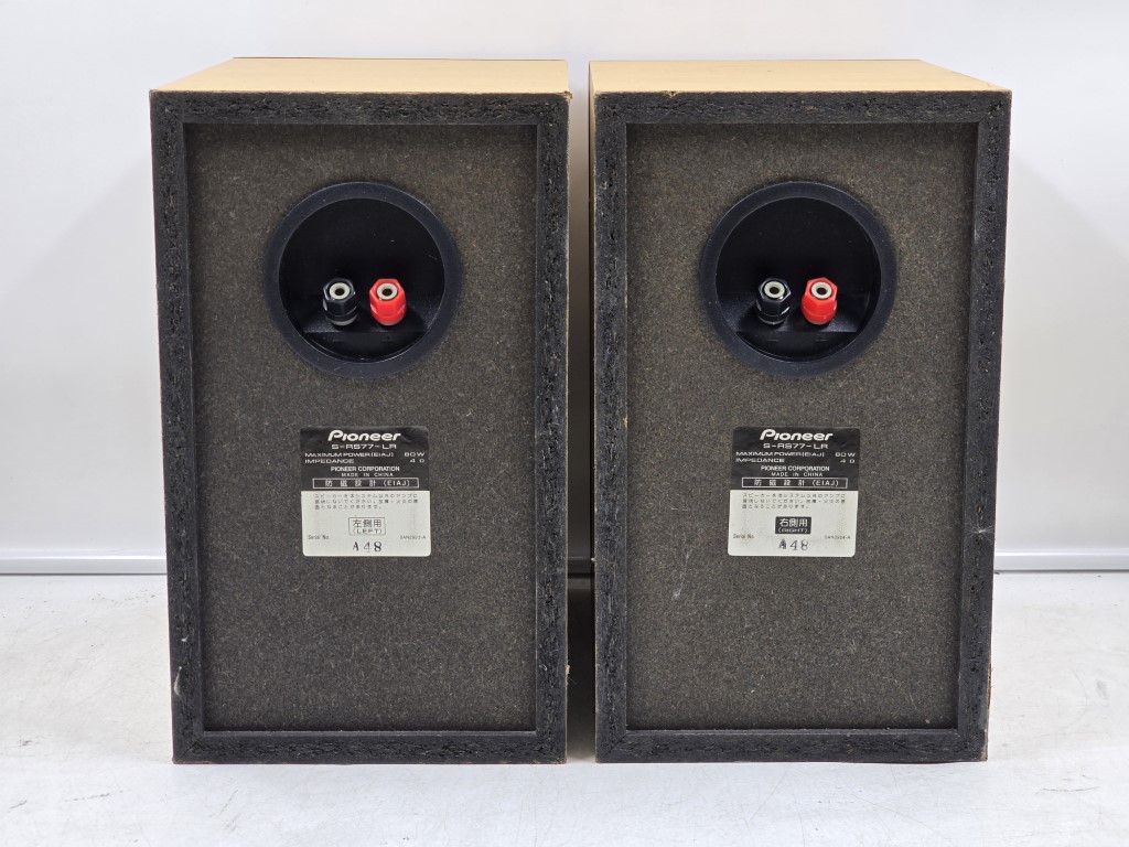 BA38 ลำโพง 1 คู่ มือสองญี่ปุ่น (A48) PIONEER S-RS77-LR 80W 4 โอห์ม ...