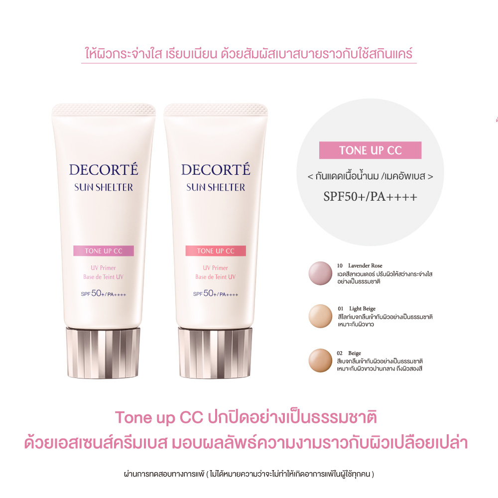 Decorte Sun Shelter Multi Protection Tone Up CC 35 g เดคอร์เต้ ซันเชลเตอร์ มัลติโพรเทคชั่น โทน ...