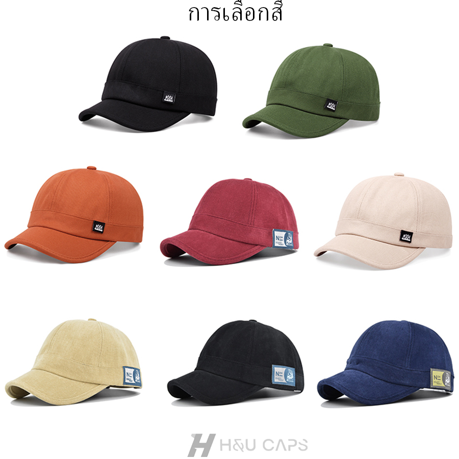 ปีกสั้น หมวกเบสบอล MXH ปักลายตัวอักษร คุณภาพสูง เวอร์ชั่นเกาหลี ย้อนยุค ...