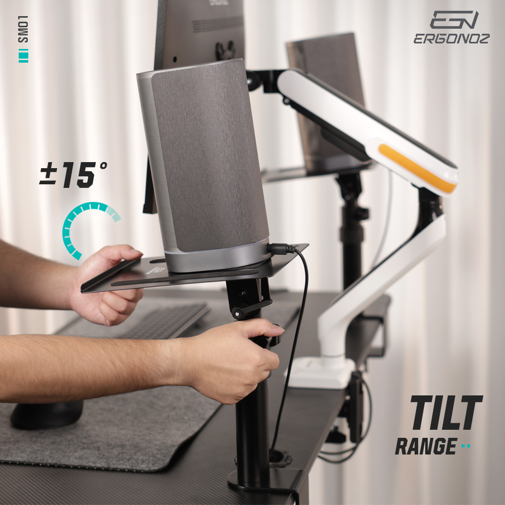 ERGONOZ Vibe Stand แท่นวางลำโพง แท่นวางโปรเจคเตอร์ จับโต๊ะ (EGN-SM01 ...