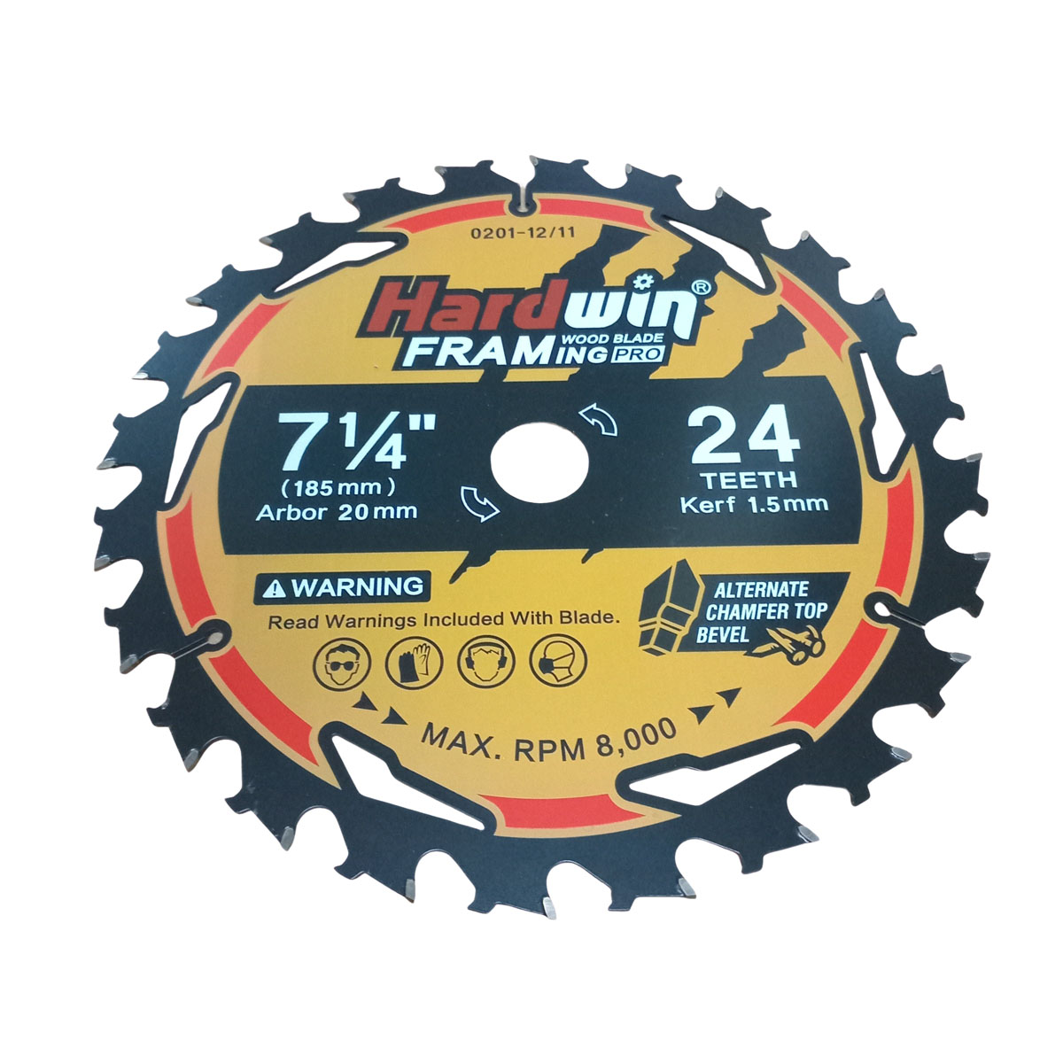 HARDWIN ใบเลื่อยวงเดือน ตัดไม้ ฟันคาร์ไบด์ ใบเลื่อย ตัดไม้ติดตะปู Circular Saw Blade | Shopee ...