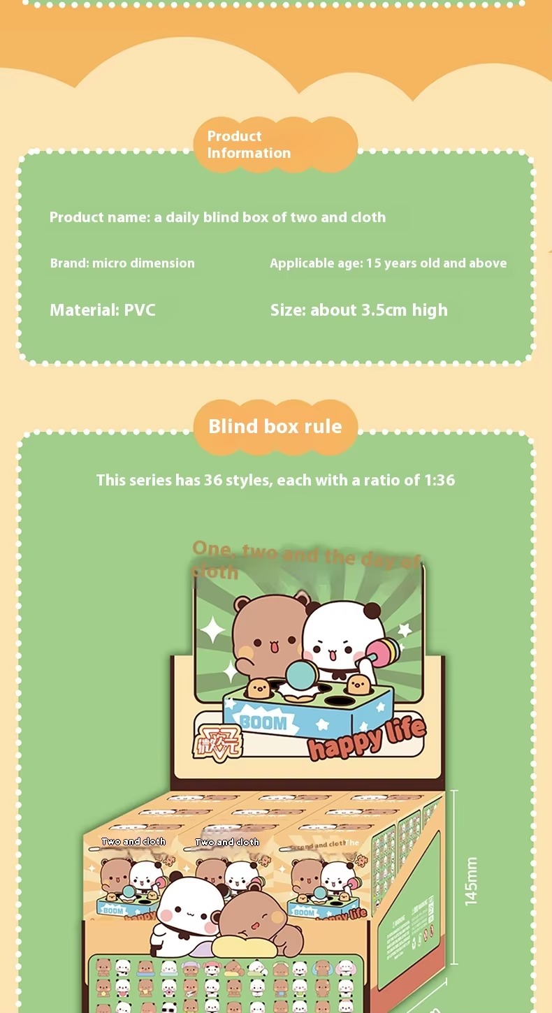 (พร้อมส่ง) กล่องสุ่ม Bubu Dudu Blind box (1กล่องเล็ก = 2 ตัว) | Shopee ...