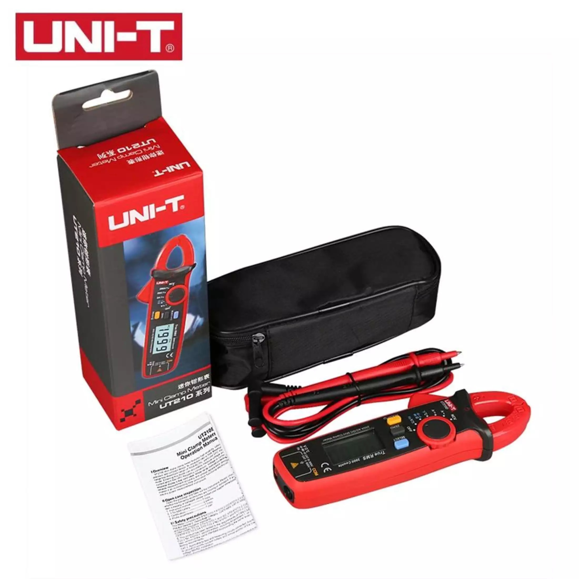 แท้ ส่งจากไทย UNI-T UT210D UT210E Mini Digital Clamp Meters AC/DC ...