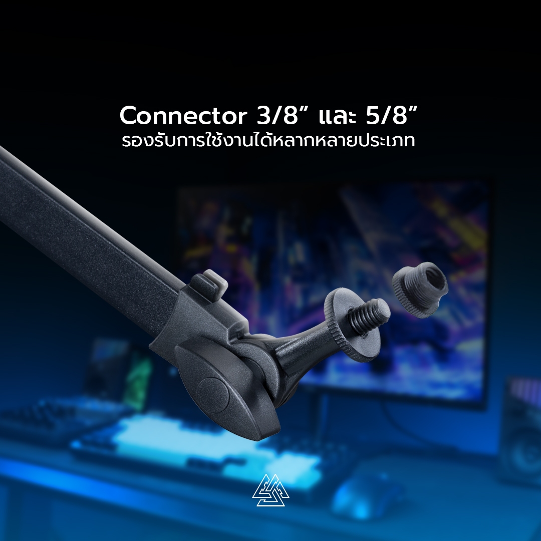 EGA ขาตั้งไมค์ EGA SM1 Microphone Boom arm แบบหนีบโต๊ะหมุนได้360องศา ...