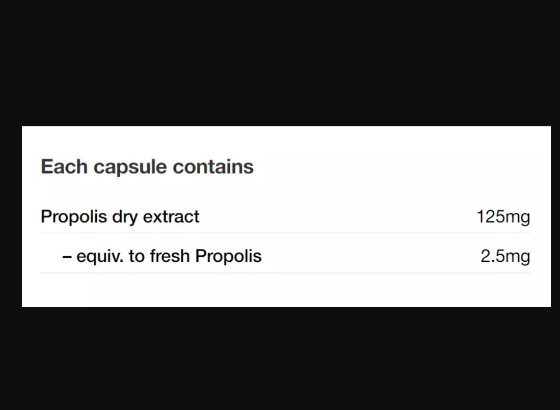 True Blue Propolis 2500mg Help To Maintain A Healthy Immune System 300 ...