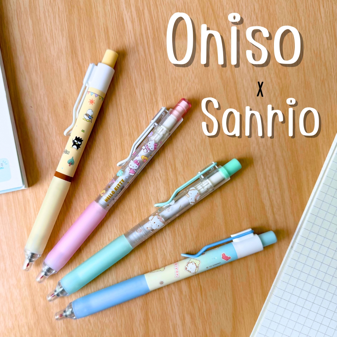 (ลายใหม่ Oniso x Sanrio) Oniso ปากกาเจล หมึกน้ำเงิน ขนาด 0.5 มม. หัวลูก ...