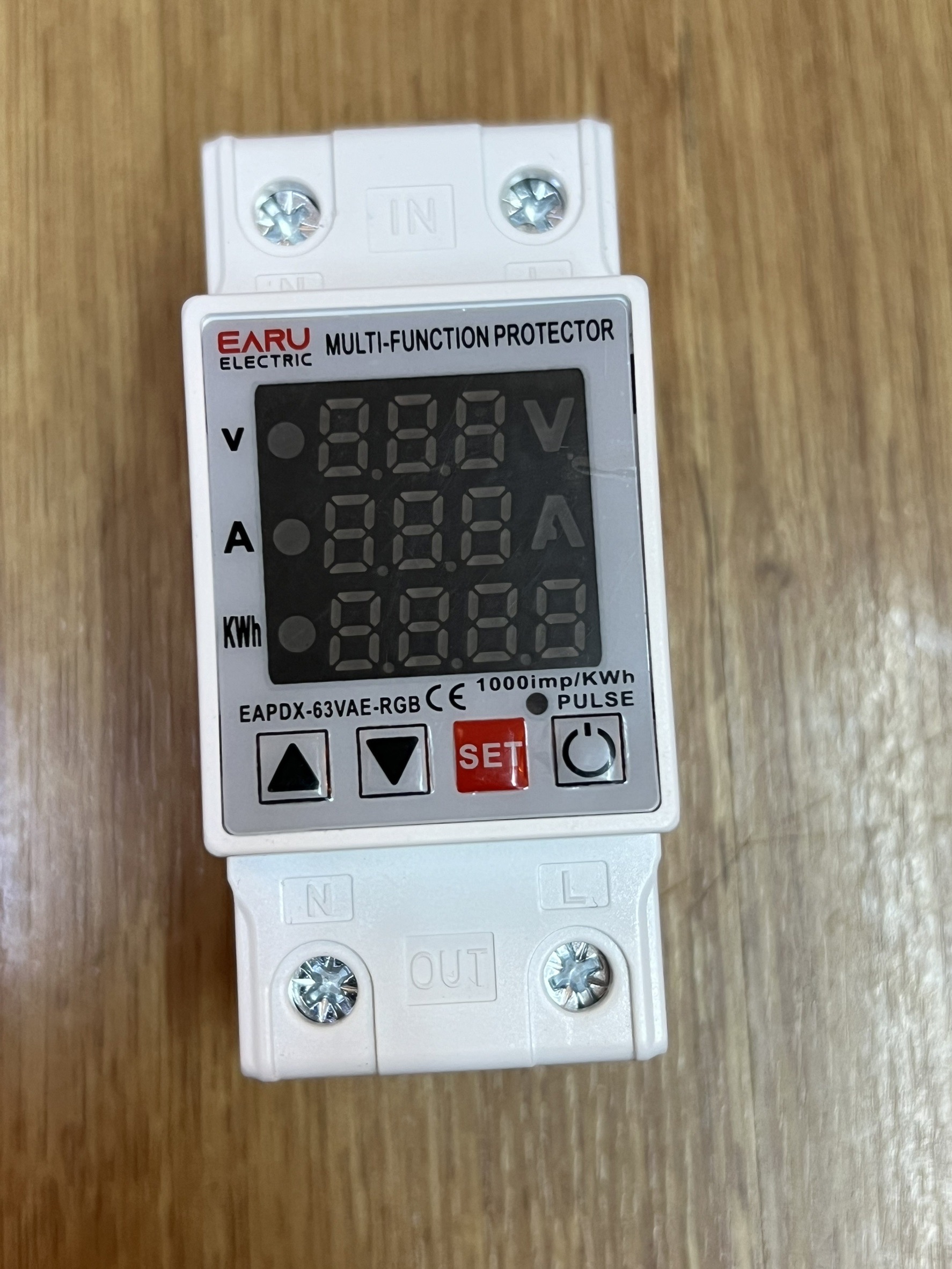 63A ชิโนทามเมอร์ Shino timer ตัวป้องกันแรงดันไฟAC ไฟตก ไฟเกิน แสงค่า ...