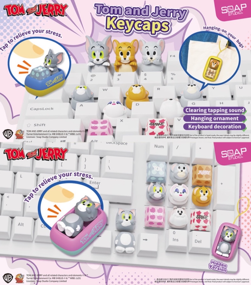 ส่งเร็วจากไทย🌈 | กล่องสุ่ม Keycap เอเลี่ยน, สติช, Sanrio, ทอมเเอนด์เจอร ...