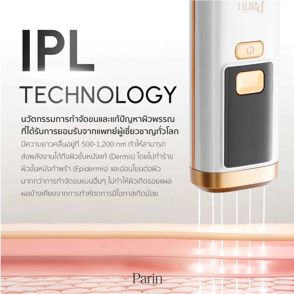 Parin IPL Gen3 Laser Removal เครื่องกำจัดขน&หน้าใส (999,999 Shot) Multi ...