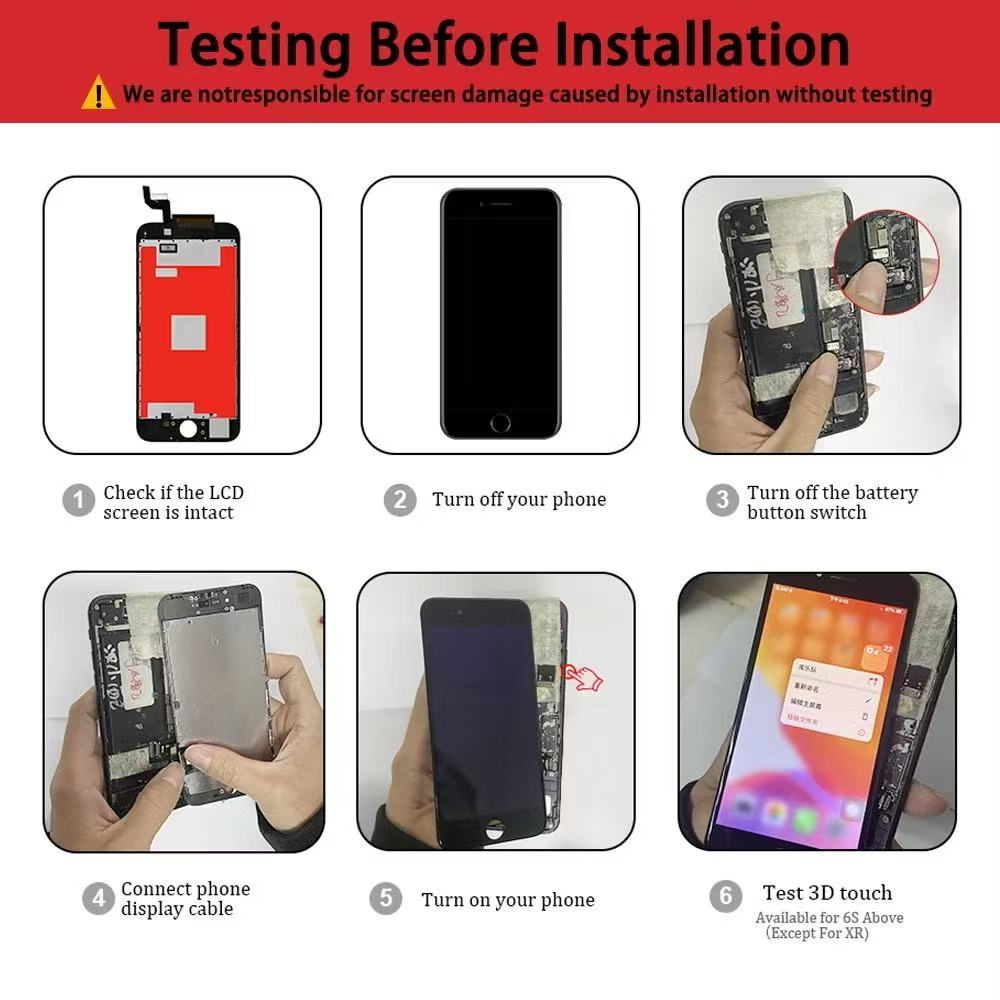 จอ LCD Display จอ+ทัช อะไหล่มือถือ อะไหล่ จอพร้อมทัชสกรีน สำหรับ IP 5 ...