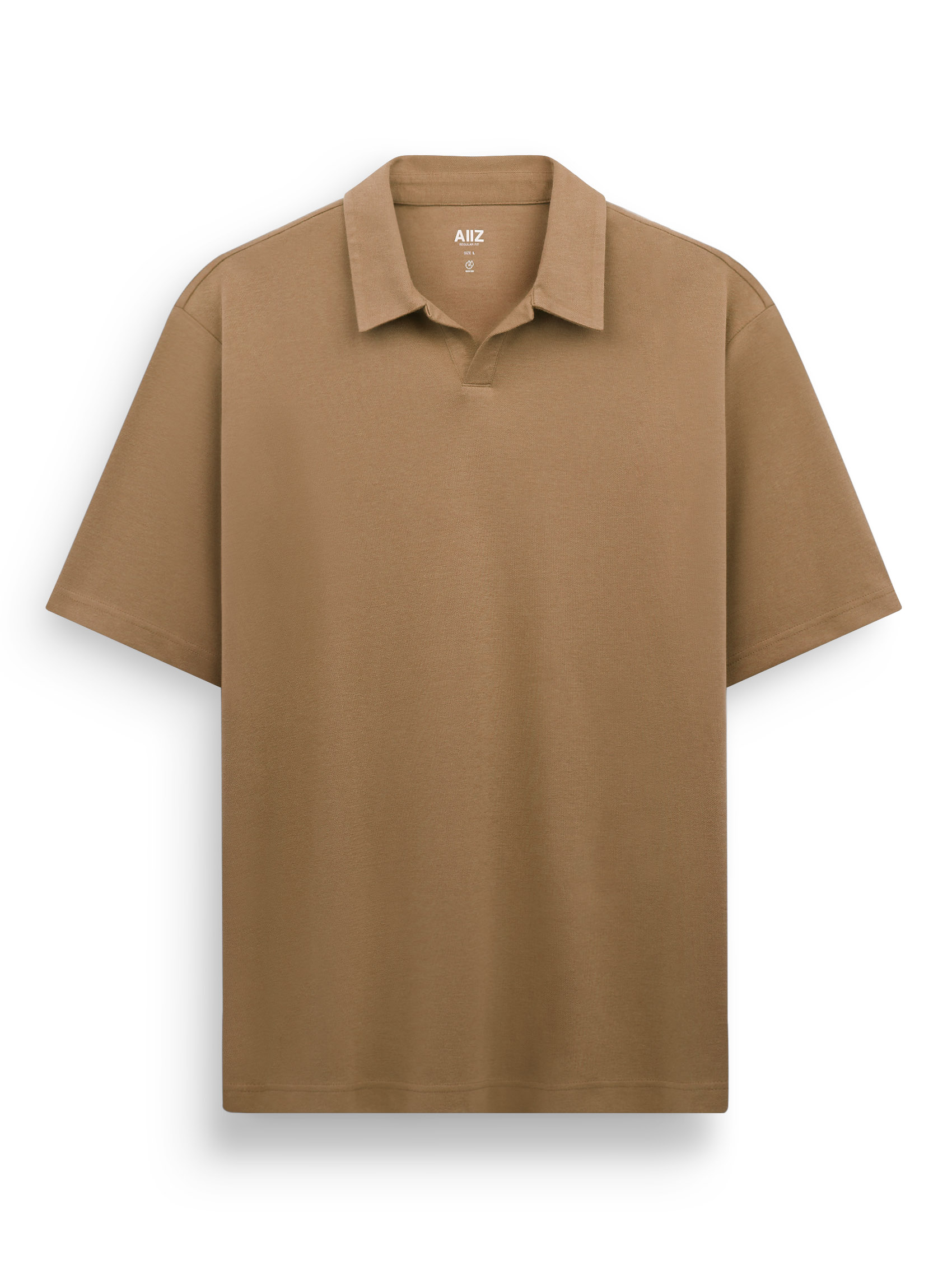 AIIZ (เอ ทู แซด) - AIIZ เสื้อโปโลผู้ชายคอวี Men’s Open Collar Polo Shirt | Shopee Thailand