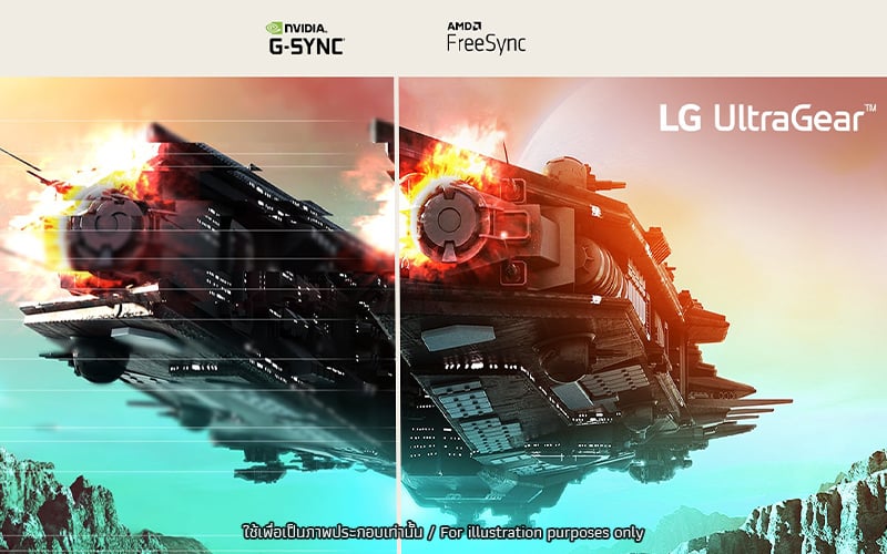 MONITOR (จอมอนิเตอร์) LG ULTRAGEAR 24GS60F-B - 23.8" IPS FHD 180Hz AMD ...