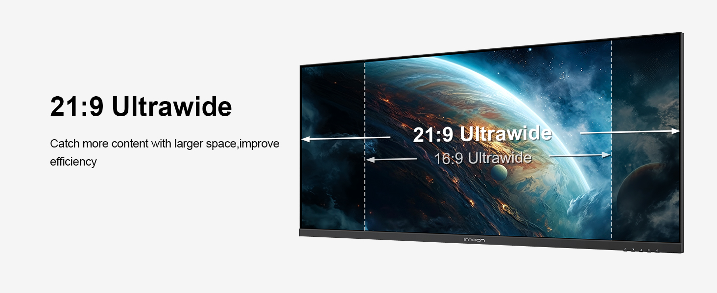 INNOCN 40” 3.5K UltraWide 144Hz HDR400 Art Monitor(40C1Rv2) FreeSync ...