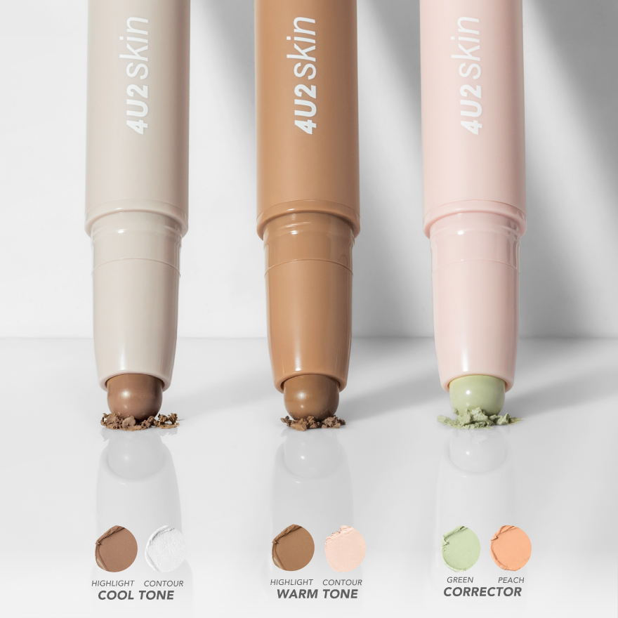 คอนทัวร์ และ ไฮไลท์ 4U2 SKIN CONTOUR STICK - คอนทัวร์และไฮไลท์ 4u2 ...