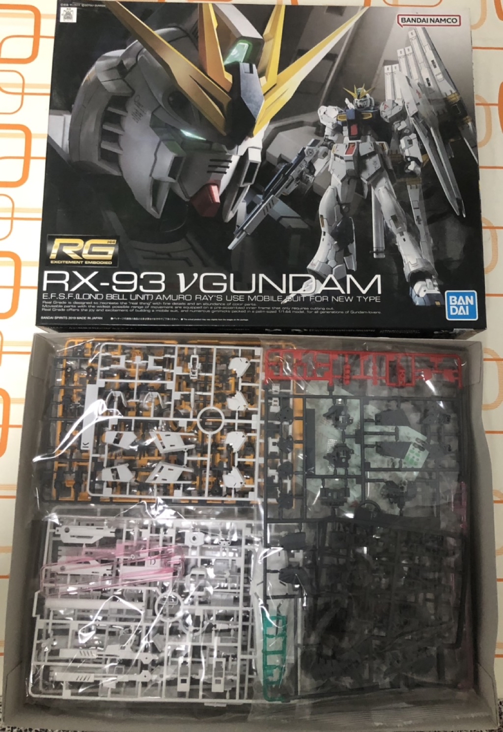 BANDAI RG RX-93 V GUNDAM สภาพกล่อง85-90% ของใหม่มือ 1 (พร้อมส่ง ...