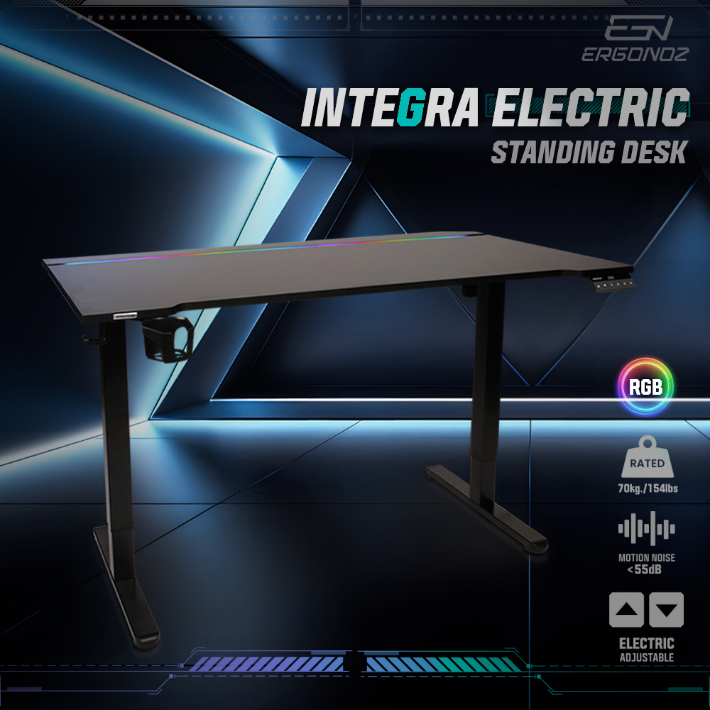 ERGONOZ INTEGRA ELECTRIC STANDING DESK โต๊ะคอมพิวเตอร์เกมมิ่ง โต๊ะปรับ ...