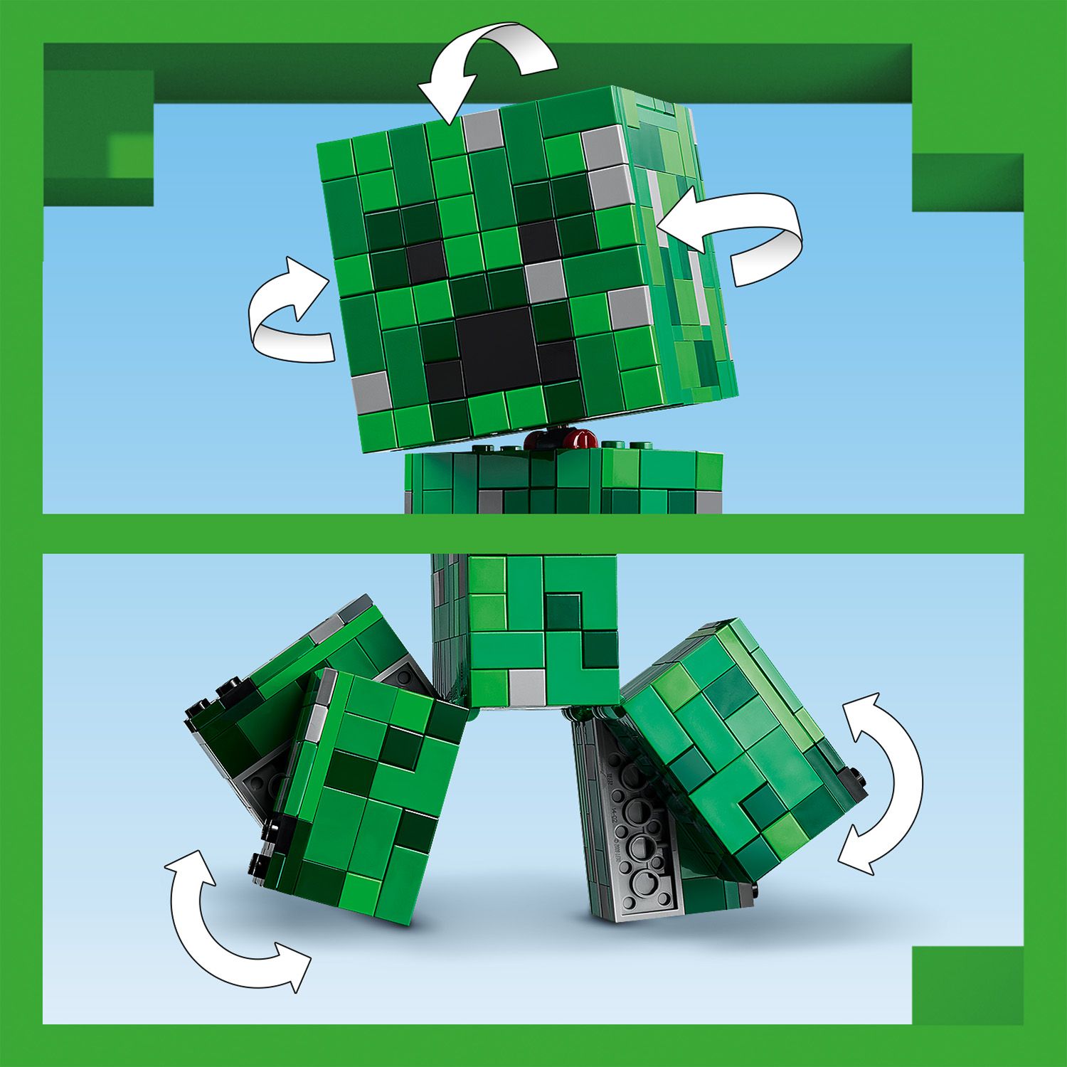 LEGO Minecraft 21276 The Creeper (665 Pieces) | Shopee Thailand