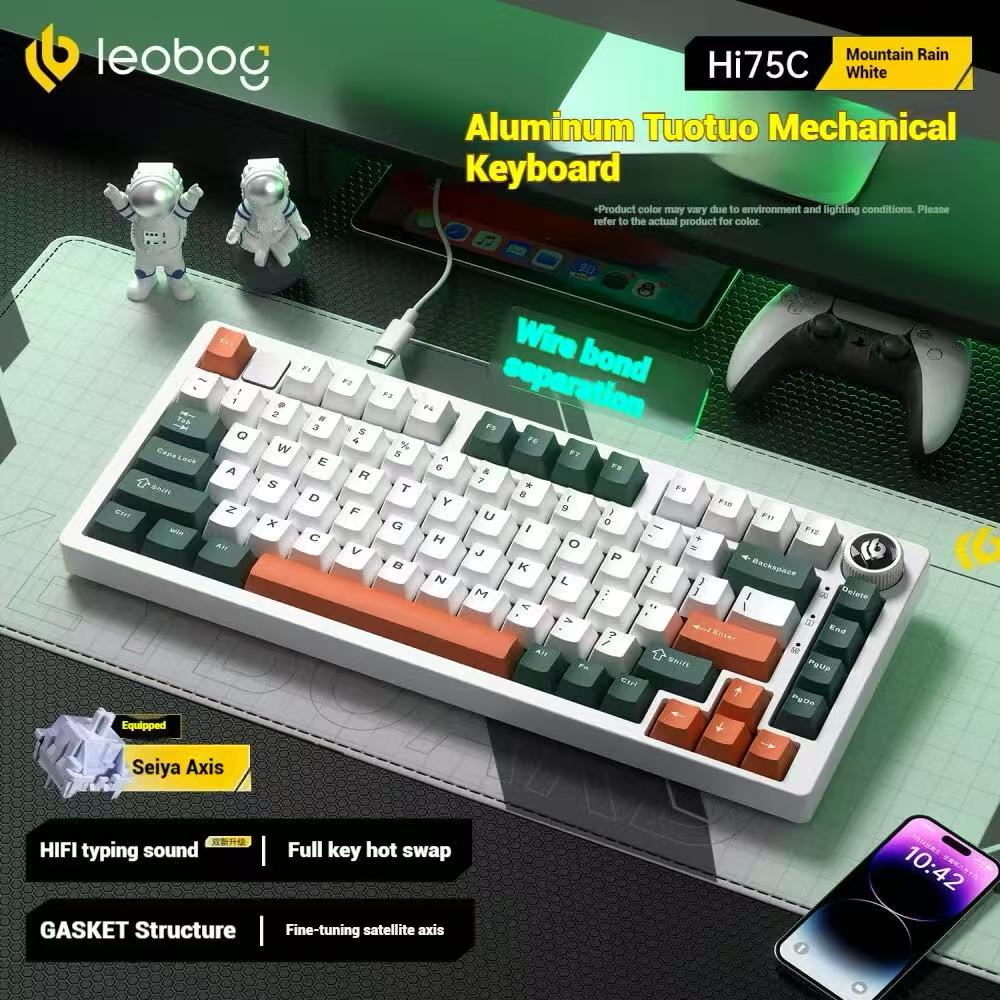 Leobog Hi75 Tri-Mode Wireless Gaming Desktop Computer Officeชุด ...