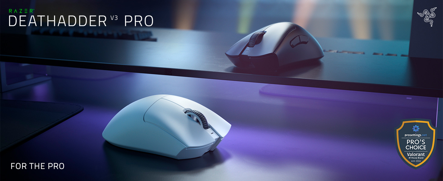 Razer DeathAdder V3 Pro - Smooth-Touch - 8000 Hz Ultra-lightweight ...