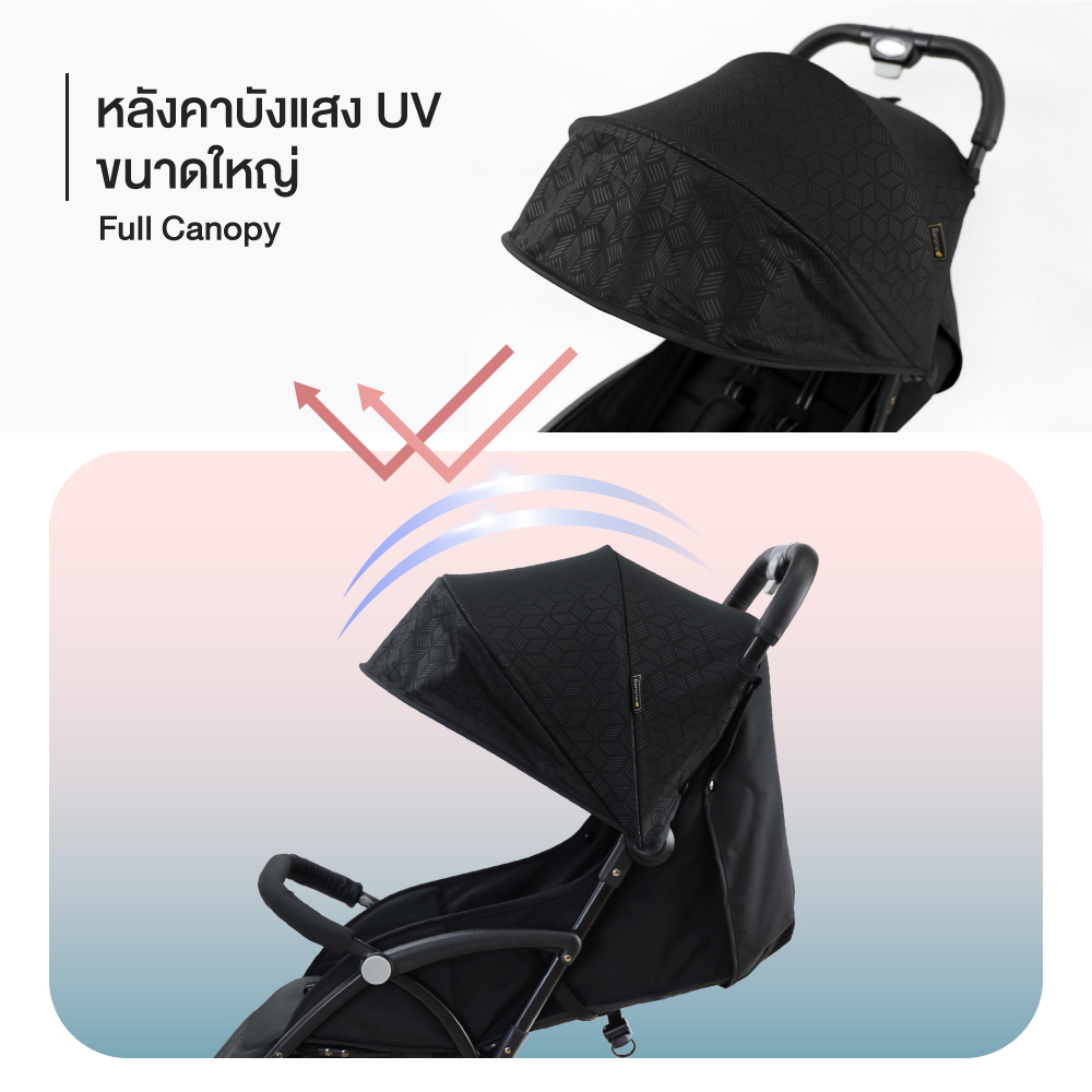 Glowy Banana Muffin Stroller เหมาะสำหรับเด็กแรกเกิด - 4 ขวบ (รับน้ำหนัก ...