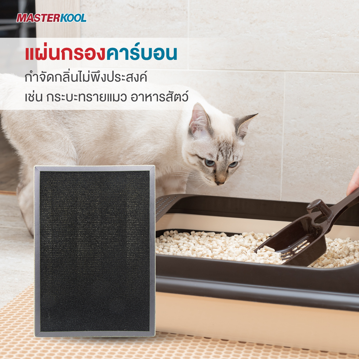 MASTERKOOL Air Purifier เครื่องฟอกอากาศPM2.5 รุ่น MTK-AP01 | Shopee Thailand