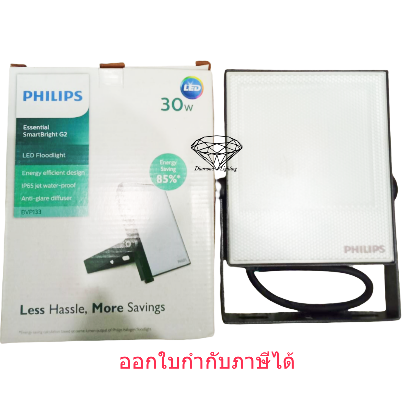 PHILIPS Smart Bright LED โคมฟลัดไลท์สปอร์ตไลท์ รุ่น BVP131 220V10W 20W ...