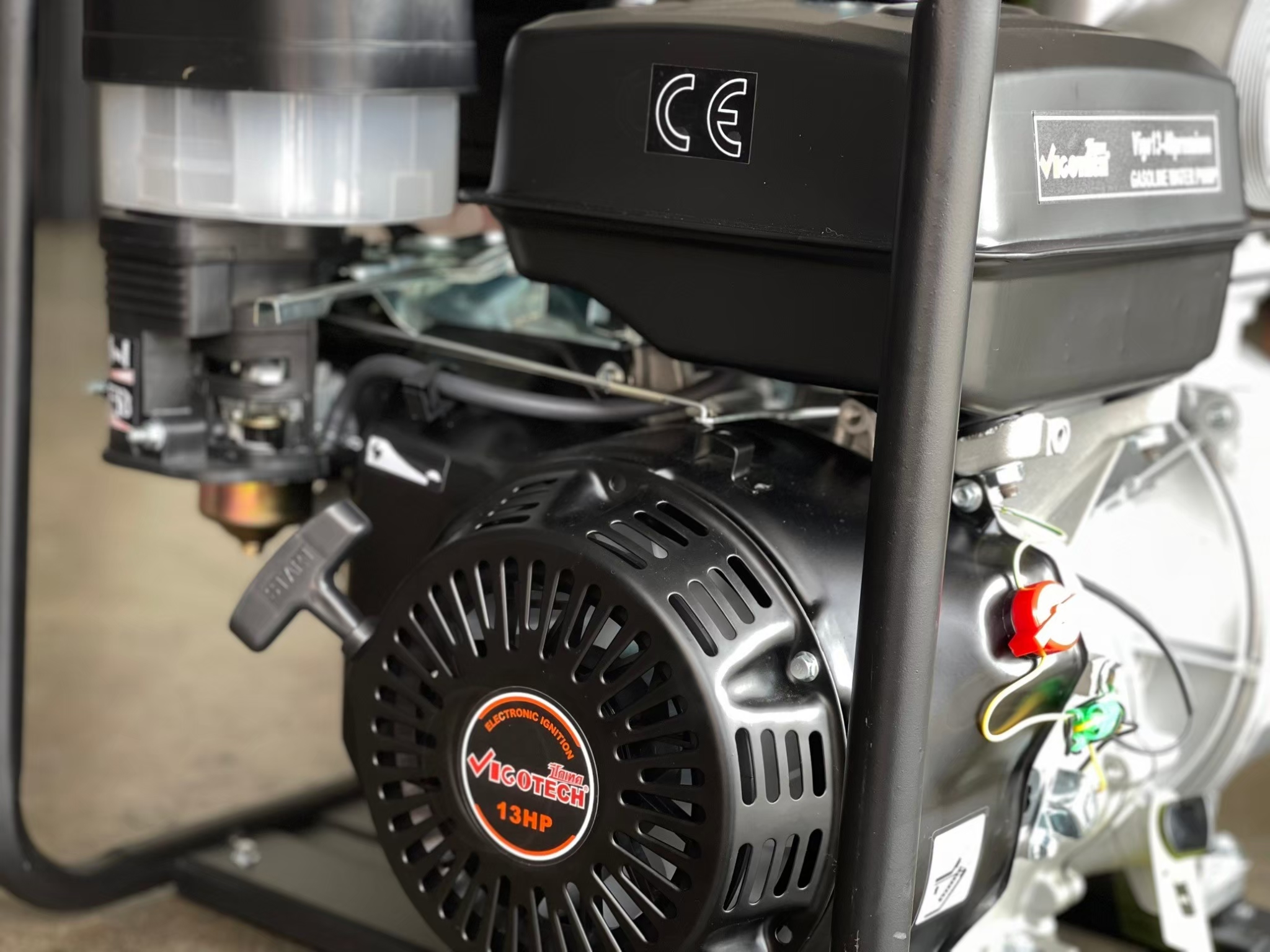 เครื่องสูบน้ำเบนซิน 4 นิ้ว 13 แรงม้า VIGOTECH ฟรีน้ำมันเครื่อง 2 ลิตร ประกัน 1 ปี | Shopee Thailand