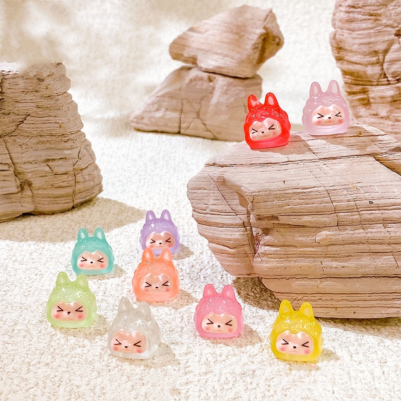 Luminous Small KiKi Micro Landscape Ornament Outdoor Glowing Miniature ...