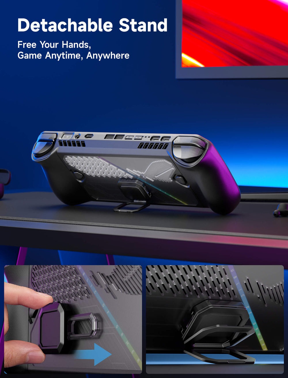 Jsaux Mod Case for Asus Log Ally X เคสสำหรับเครื่องเกมส์ Asus Rog Ally ...