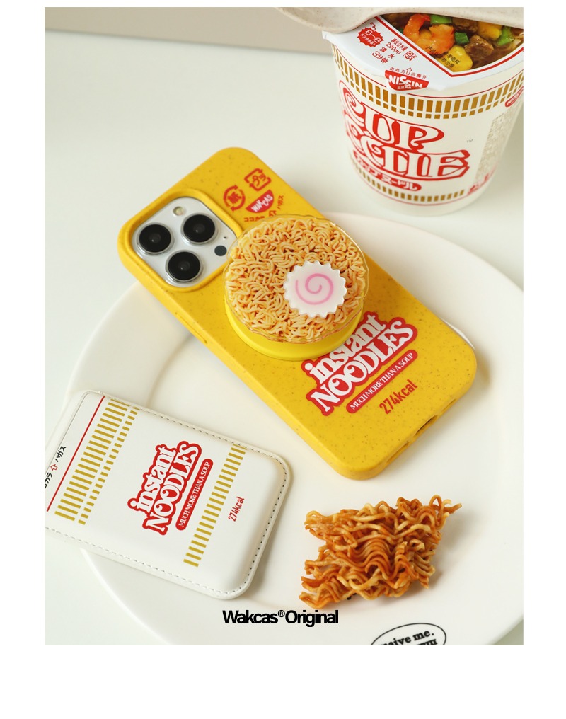 Wakcas Instant Noodle Magnetic with Pop and Pocket Card เคสสำหรับ ...
