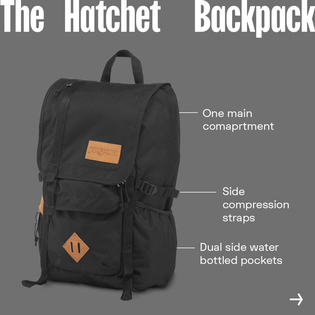 JANSPORT Hatchet Backpack | Urban Meets Outdoor Pack กระเป๋าเป้ แคมป์ ...