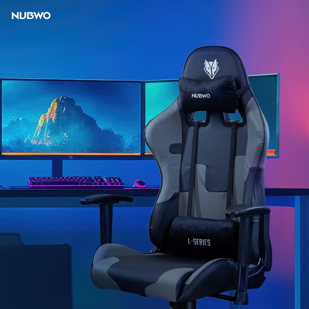 [ประกัน 6 เดือน] NUBWO เก้าอี้เกมมิ่ง Gaming Chair L011 ดีไซน์มินิมอล หมอนกำมะหยี่ มีให้เลือก 3 ...